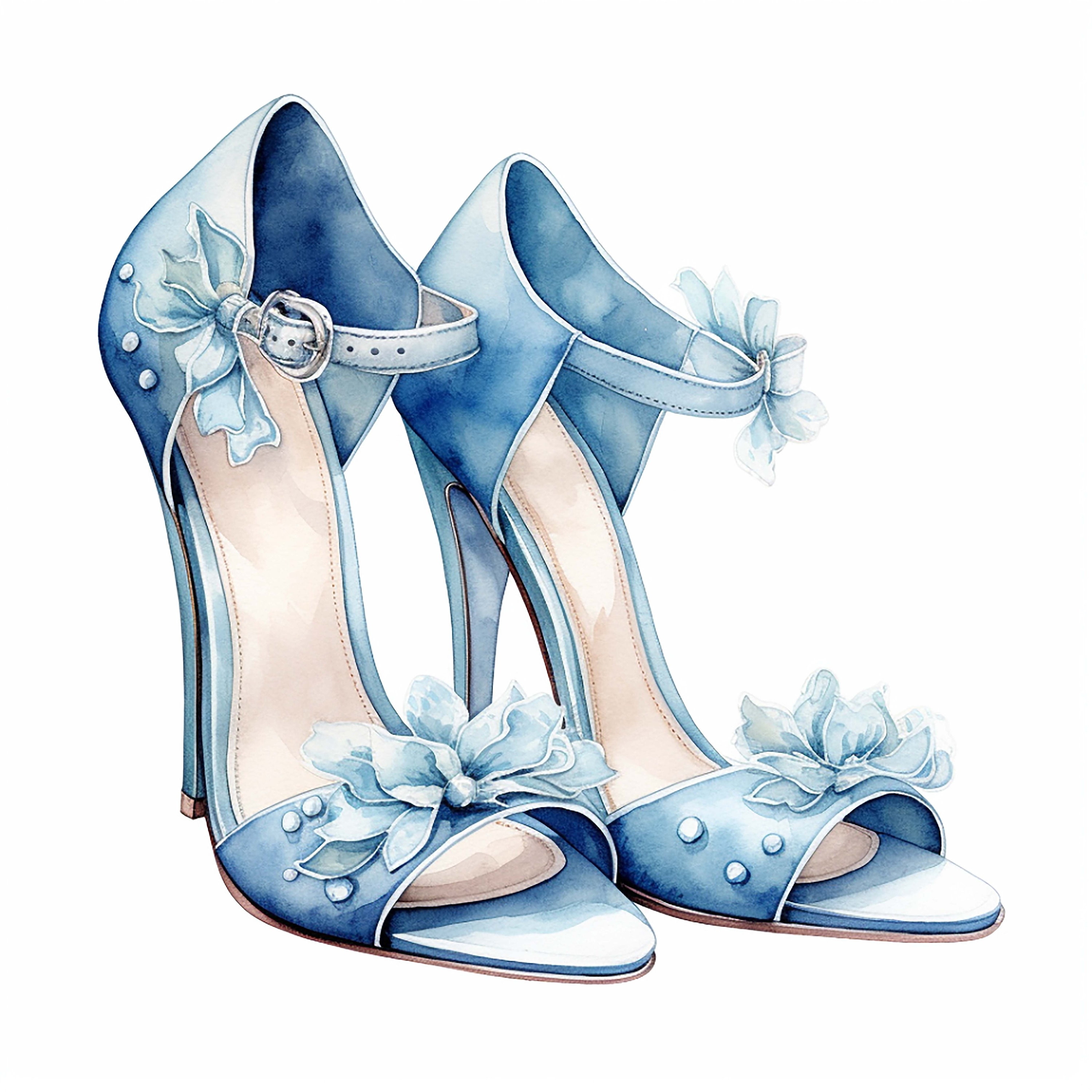 Blue Wedding Day Clipart High Quality Png Wedding Printables - Etsy