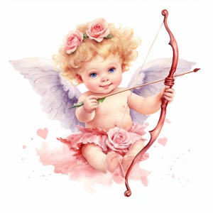 Baby Cupid Clipart, High Quality PNG, Valentines Day PNG, Cute Cupid ...