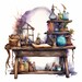 Wizard Desk Clipart High Quality PNG Fantasy Clipart Wizard - Etsy