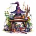 Wizard Desk Clipart High Quality PNG Fantasy Clipart Wizard - Etsy