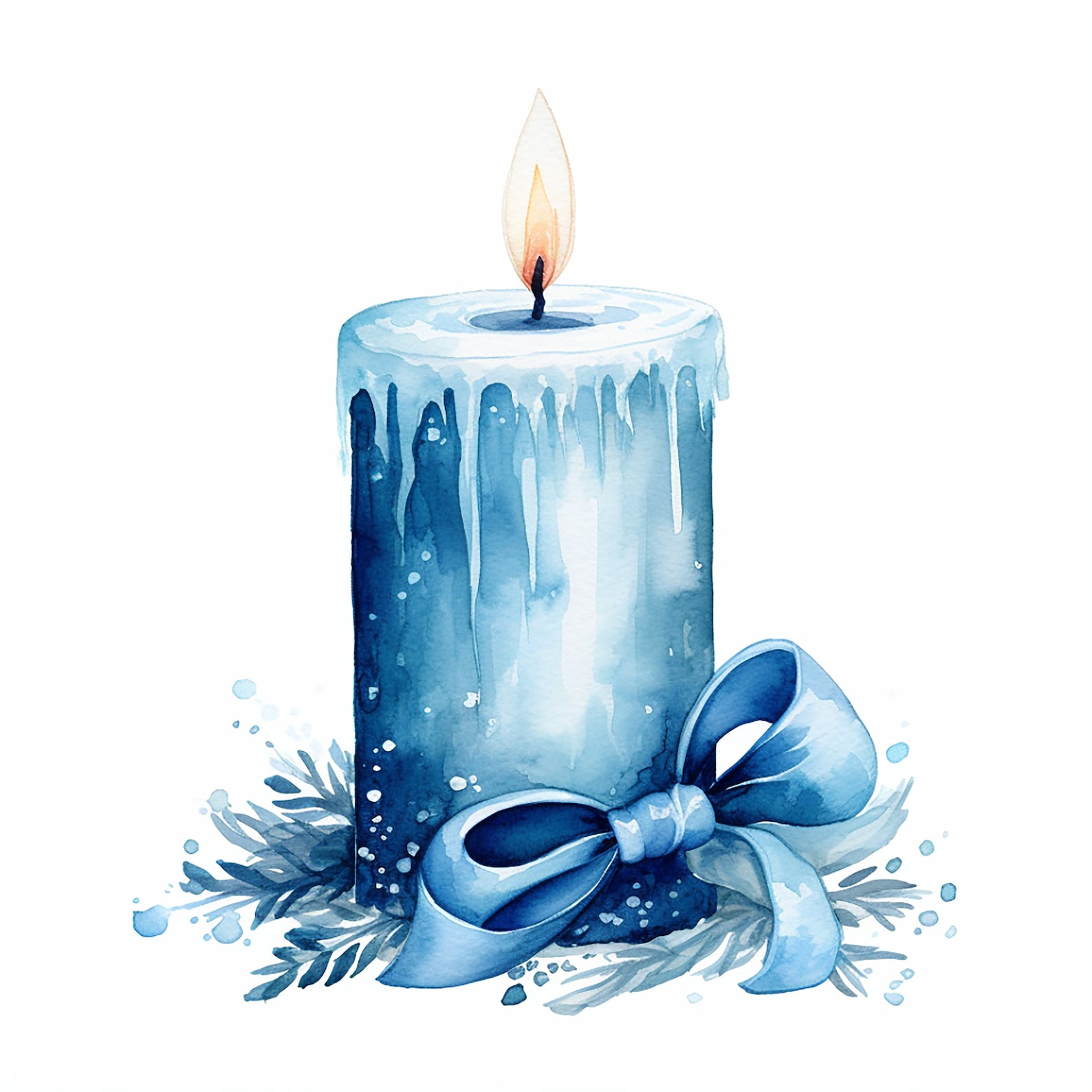 Blue Christmas Clipart High Quality PNG Christmas Art Cute - Etsy