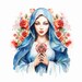 Immaculate Heart of Mary Clipart, High Quality Png Virgin Mary Png ...