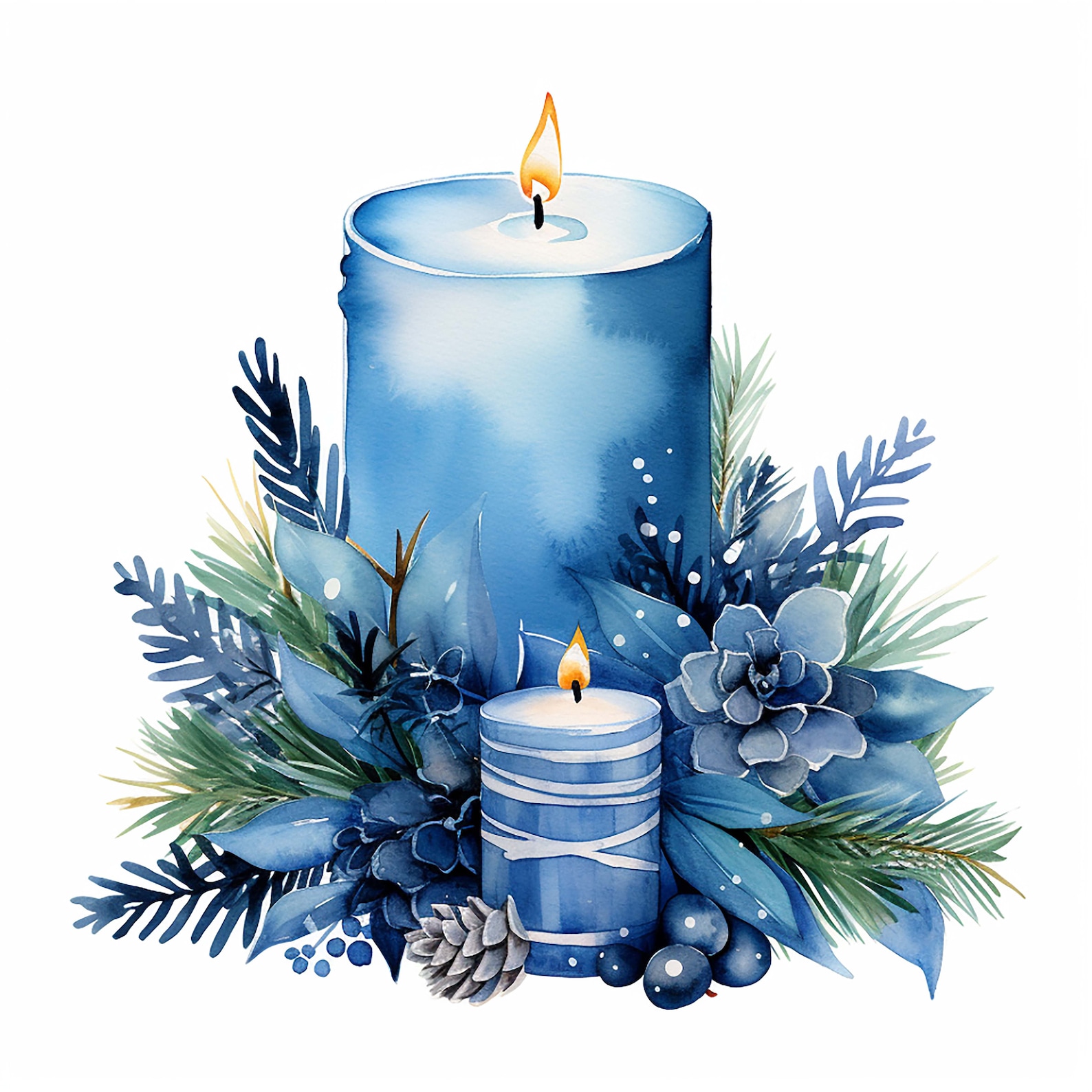 Blue Christmas Clipart High Quality PNG Christmas Art Cute - Etsy