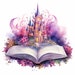 PNG Watercolor Fantasy Book Clipart High Quality Png - Etsy