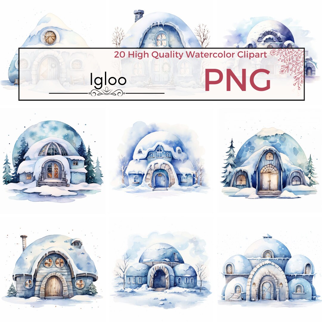 Winter Igloo Clipart, High Quality PNG, Igloo Clipart, Winter Clipart ...
