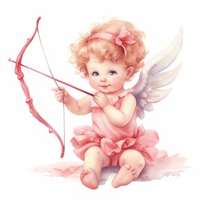 Baby Cupid Clipart, High Quality PNG, Valentines Day PNG, Cute Cupid ...