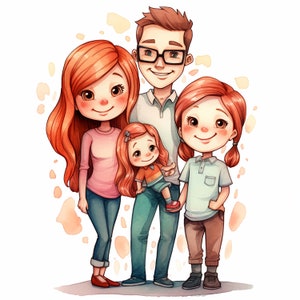Chibi Family Clipart, High Quality Png Chibi Cute Clipart Children ...