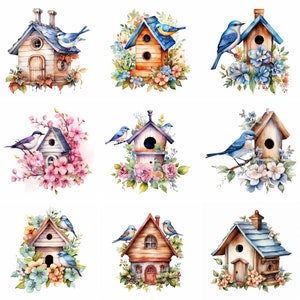 Birdhouse Clipart, High Quality PNG, Spring Clipart, Bird Clipart ...