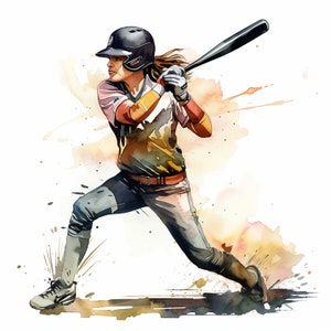Softball Clipart, High Quality Png Softball Graphics Wall Art Sports ...