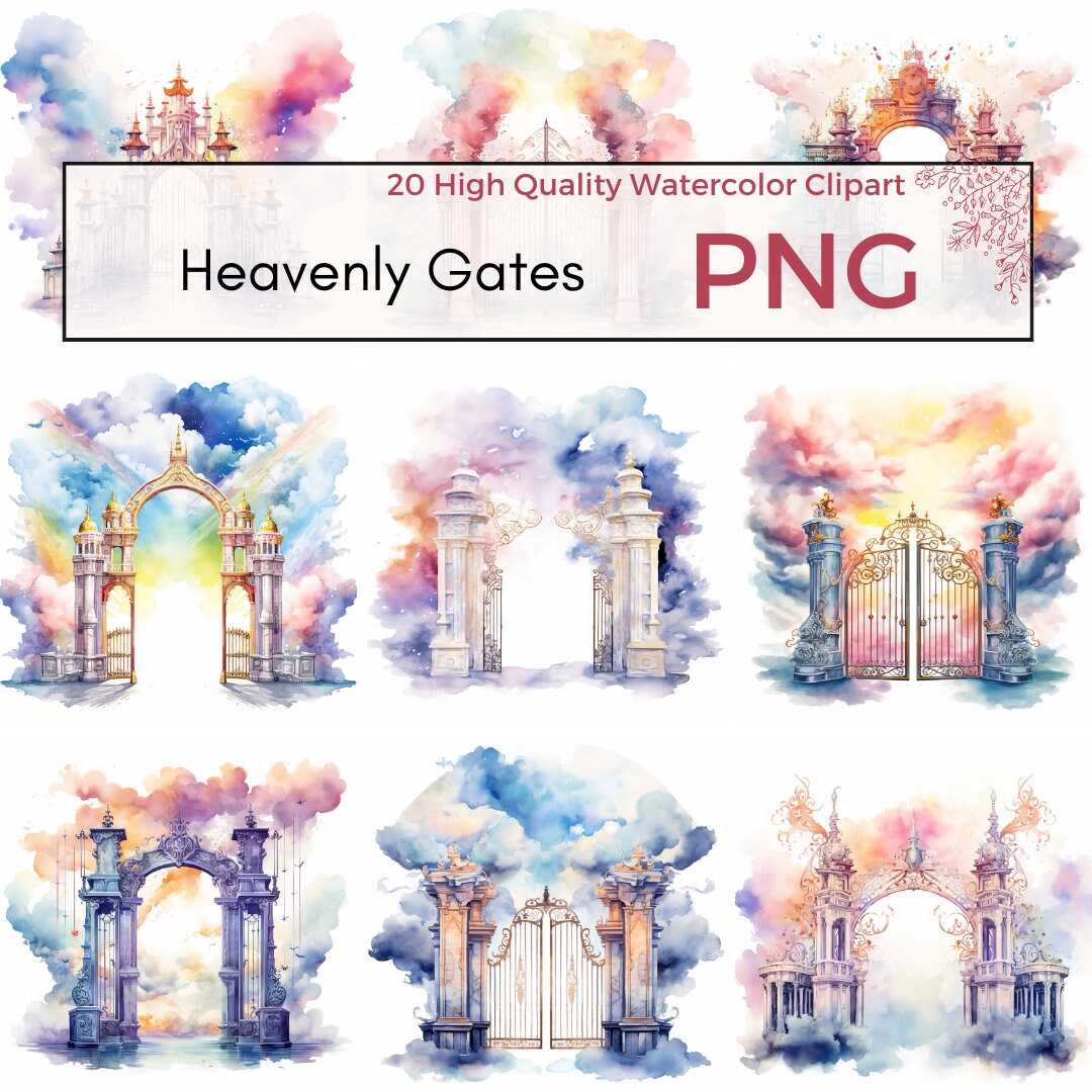Heavenly Gates Clipart, High Quality PNG, Pretty Heaven PNG Clipart ...