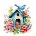 Birdhouse Clipart, High Quality PNG, Spring Clipart, Bird Clipart ...