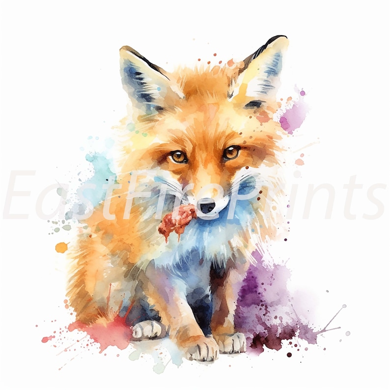 100 Watercolor Animals Clipart Set Cute Animal PNG Sea - Etsy