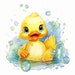 Rubber Duck Clipart, High Quality PNG, Cute Nursery Clipart, Rubber ...