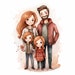 Chibi Family Clipart, High Quality Png Chibi Cute Clipart Children ...