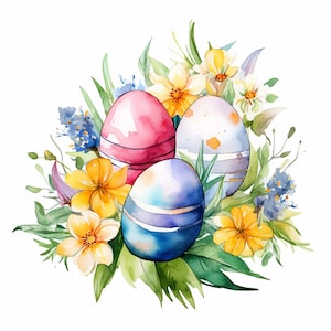 Easter Eggs Clipart, High Quality PNG, Cute Easter Clipart, Easter PNG ...