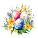 Easter Eggs Clipart, High Quality PNG, Cute Easter Clipart, Easter PNG ...