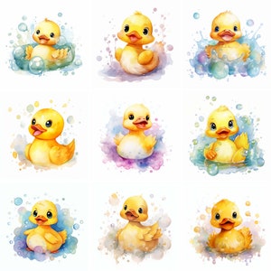 Rubber Duck Clipart, High Quality PNG, Cute Nursery Clipart, Rubber ...