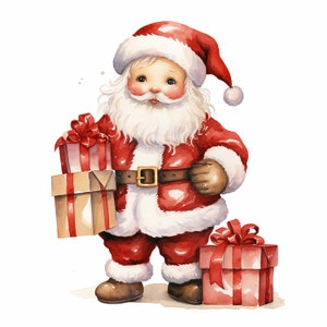 Baby Santa Claus Clipart, Santa Png Christmas Clipart Nursery Png ...