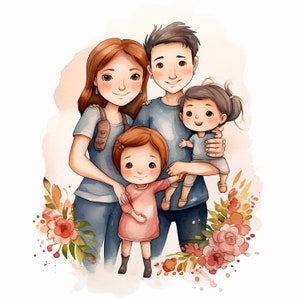 Chibi Family Clipart, High Quality Png Chibi Cute Clipart Children ...