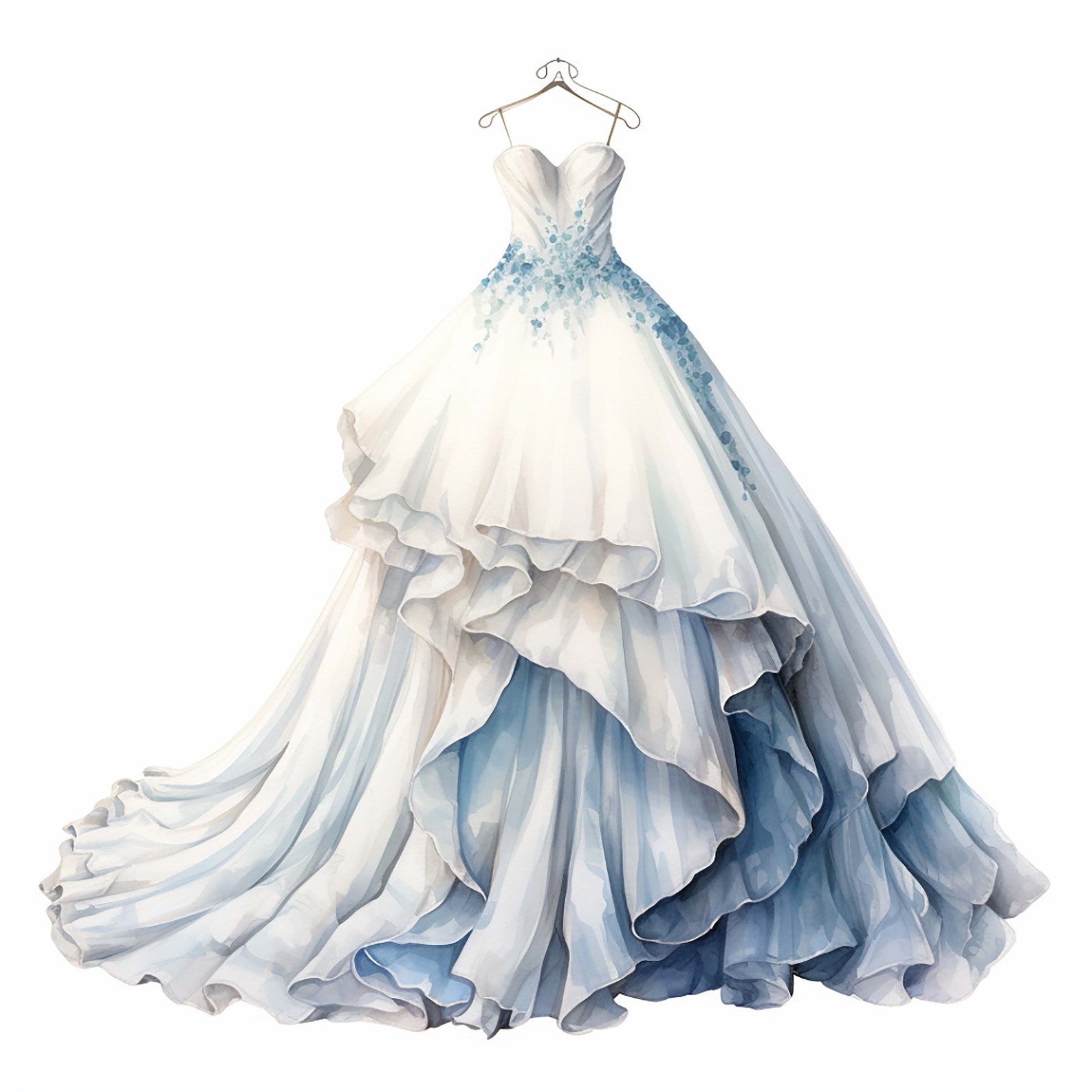 Wedding Dress Clipart High Quality PNG Wedding Clipart - Etsy