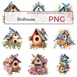 Birdhouse Clipart, High Quality PNG, Spring Clipart, Bird Clipart ...