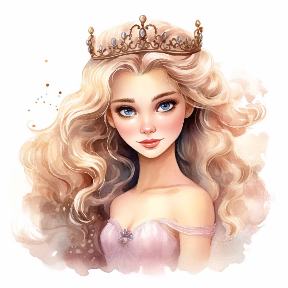 Princess Clipart High Quality PNG Cute Clipart Magical - Etsy