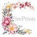 20 Watercolor Floral Border Clipart Botanical Clipart - Etsy