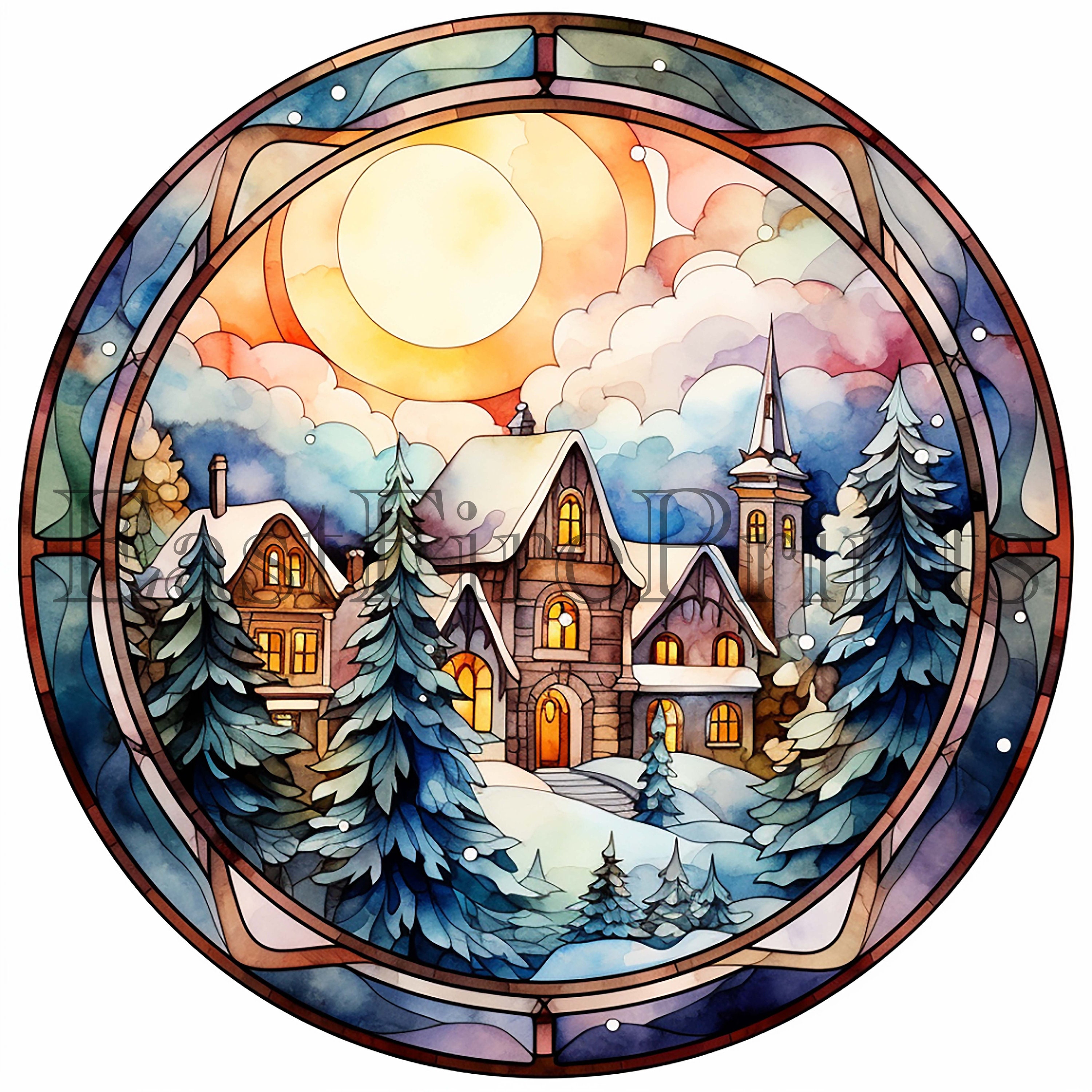 20 Christmas Village Clipart High Quality Png Xmas - Etsy