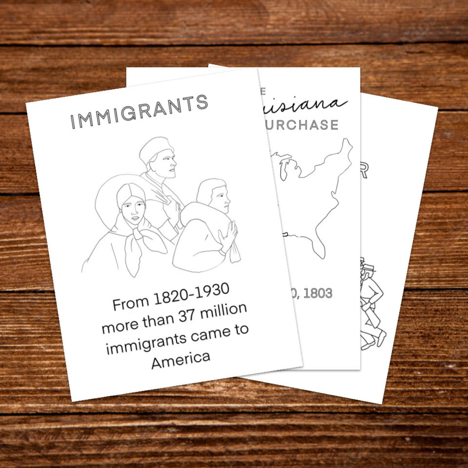 CC Cycle 3 History Coloring Pages - Etsy