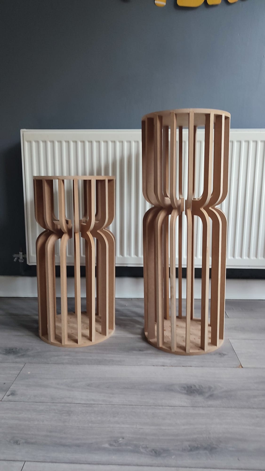 Round Plinth SET or SINGLE |30 Cm Diameter | 12 Mm MDF | Side Table ...