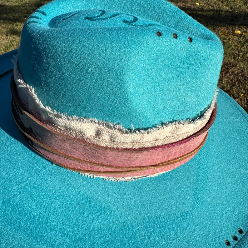 Seaside Yellow Leather Flower Custom Hat - Etsy