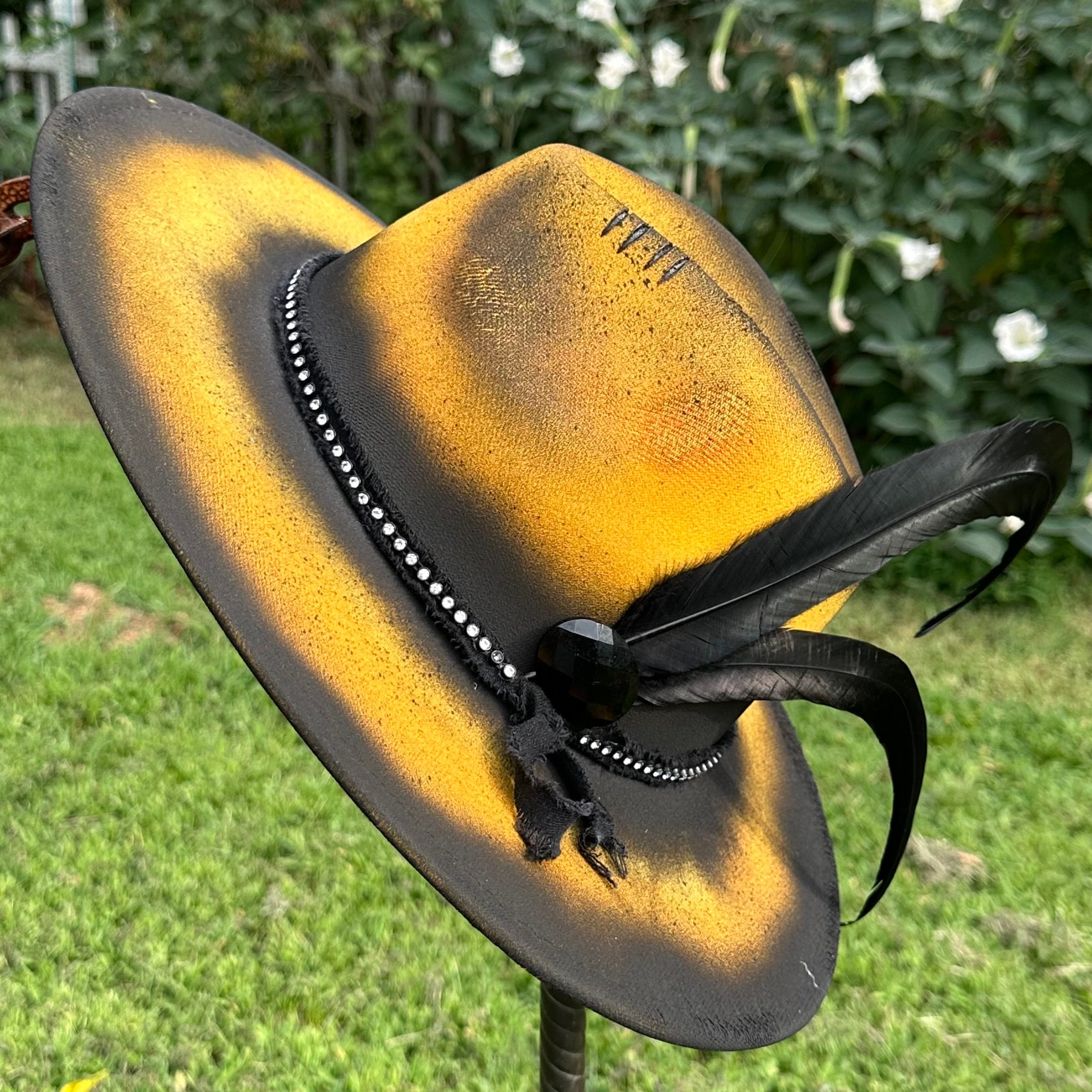 Yellow Rose Custom Hat - Etsy