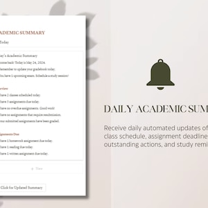 Academic Dashboard -- Notion Student Planner - Etsy