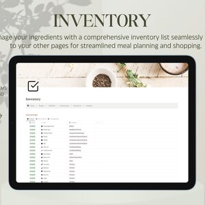 Nutrition Dashboard -- Notion Personal Planner - Etsy