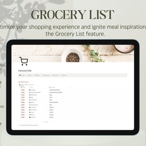 Nutrition Dashboard -- Notion Personal Planner - Etsy