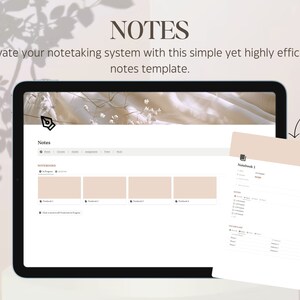 Academic Dashboard Notion Student Planner - Etsy