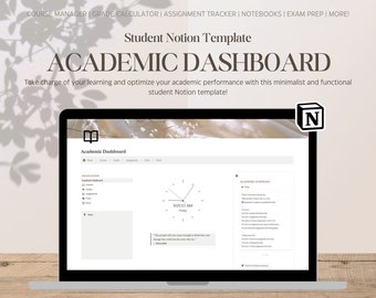 LSAT Study Tracker Notion Template UPDATED, Student LSAT Planner, Academic Planner, Notion Study ...