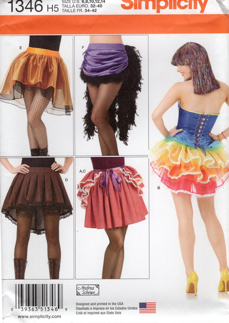 Simplicity, S1334, Costume, Misses, Cosplay, Size 6-14, 14- 22 - Etsy