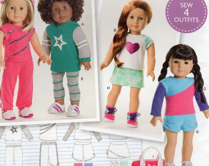 Simplicity S8042, 18 Inch Doll Clothes, American Girl - Etsy