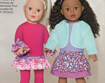 Simplicity S8042, 18 Inch Doll Clothes, American Girl - Etsy