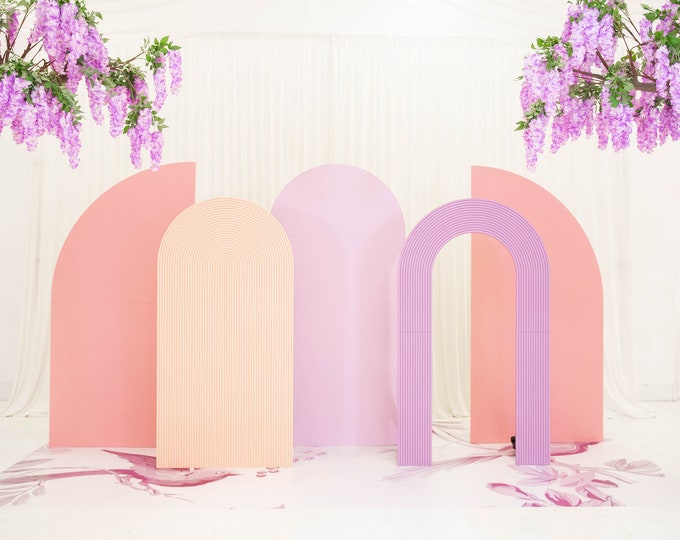 Open Ripple Arch Collapsing Chiara Handcrafted Wall Panel to ...