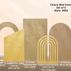 Wood Panels BACKDROP Sets I Set of 3, 5 or 7 Wood Panels I Collapsible ...