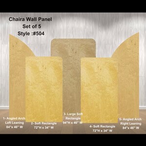 Wood Panels BACKDROP Sets I Set of 3, 5 or 7 Wood Panels I Collapsible ...