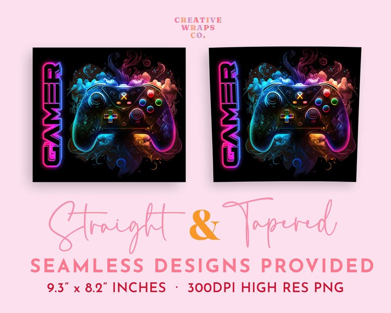 Gaming Tumbler, Gaming Tumbler Wrap, Gamer Sublimation, Gamer Tumblers ...