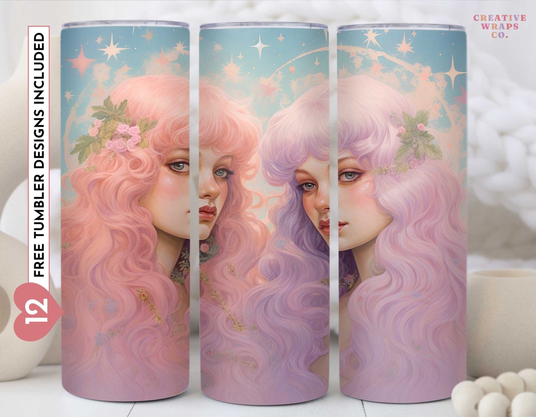 Gemini Witches Zodiac Tumbler PNG | Zodiac Witch Tumbler, Gemini Zodiac ...