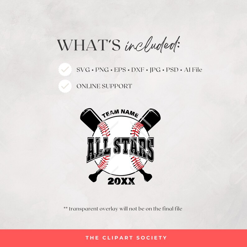 All Stars Svg, Softball Svg, Baseball Svg Template, Softball Team ...
