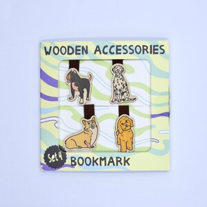 Cute and Colorful Animal Dogs-inspired Bookmarks, Vintage Magnet ...