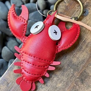 Crawfish Bag Charm, Unique Microfiber Bag Charm, Cute Key Chain ...