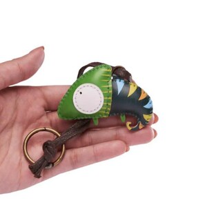 Chameleon Bag Charm, Animal Bag Charm, Unique Bag Charm, Cute Key Chain ...