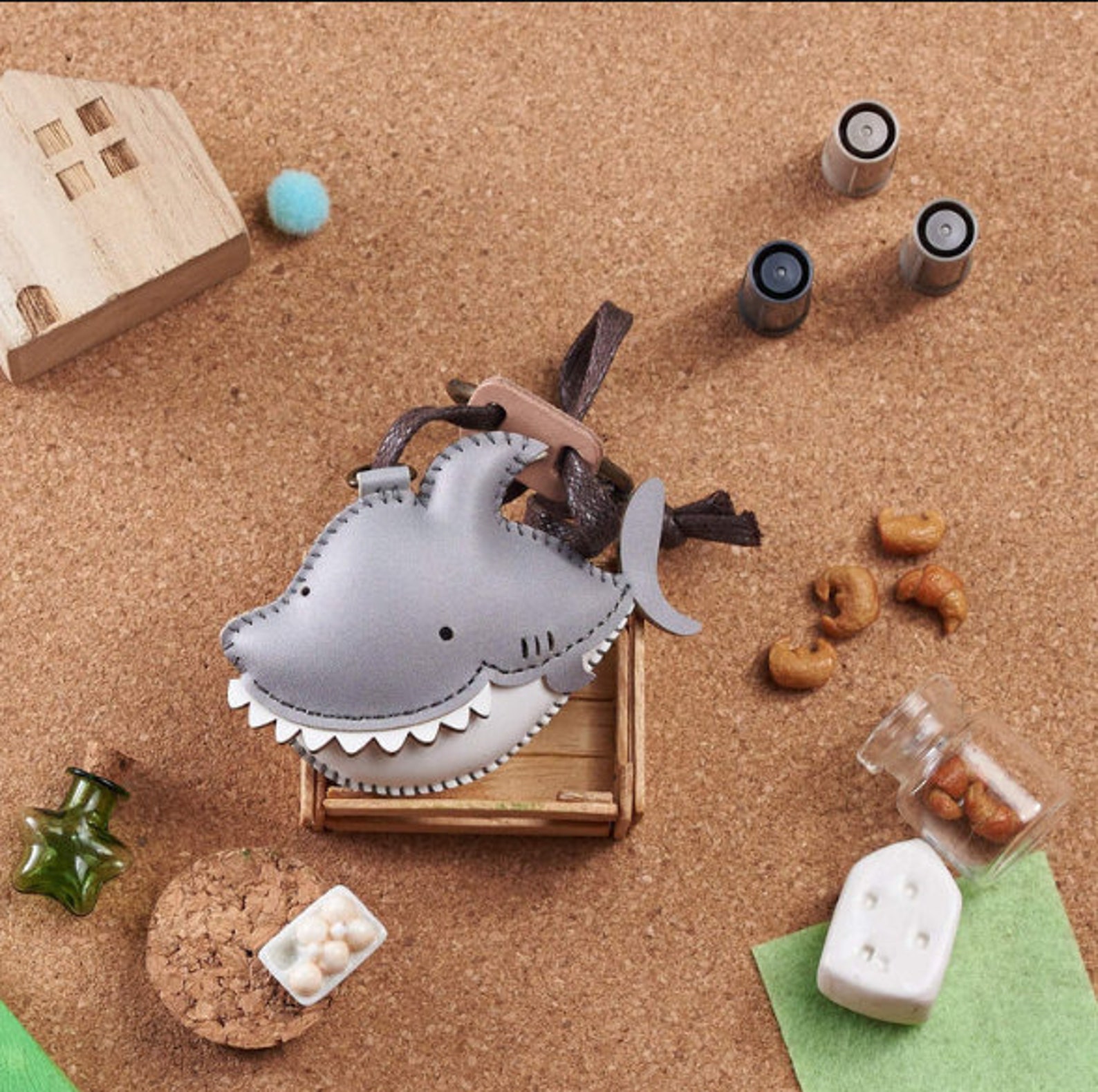 Baby Shark Doo Doo Doo Bag Charm, Unique Microfiber Bag Charm, Cute Key ...